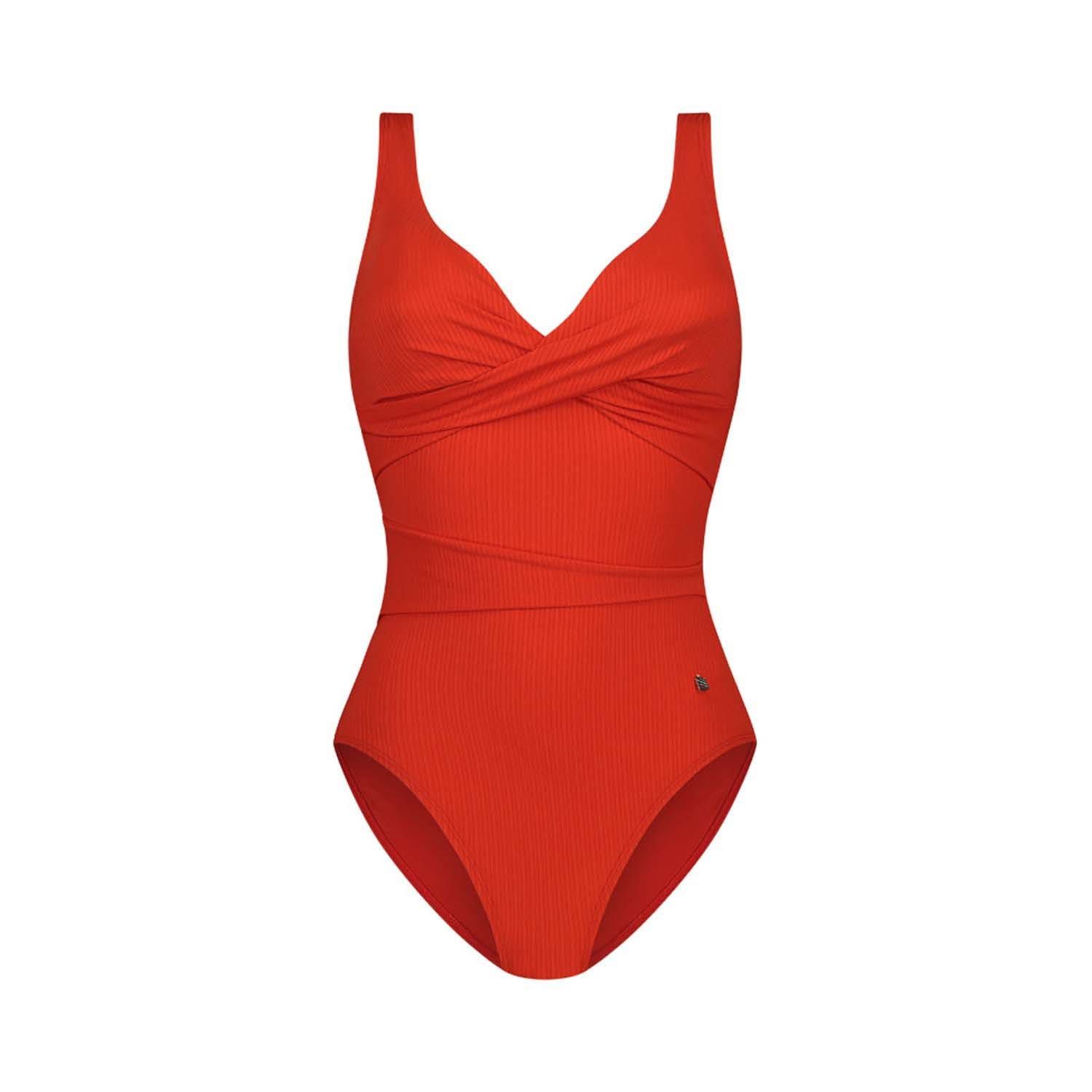 Beachlife Fiery Red Padded Swimsuit | DAKA Sport & Lifestyle